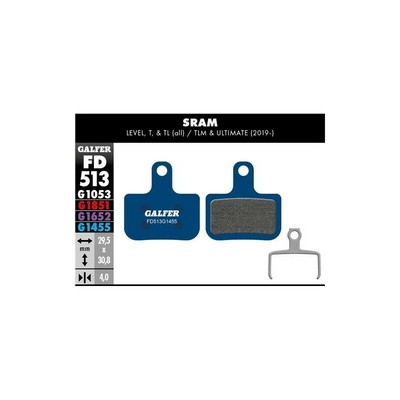 Brake Pads Blue Compound for SRAM Level T TLM | eBay