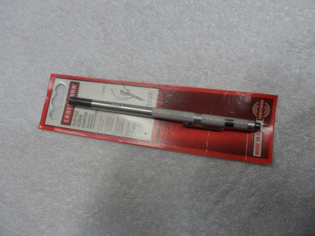 Craftsman Tools 41024 Slotted Screw Starter With Magnet Pocket Holder ...
