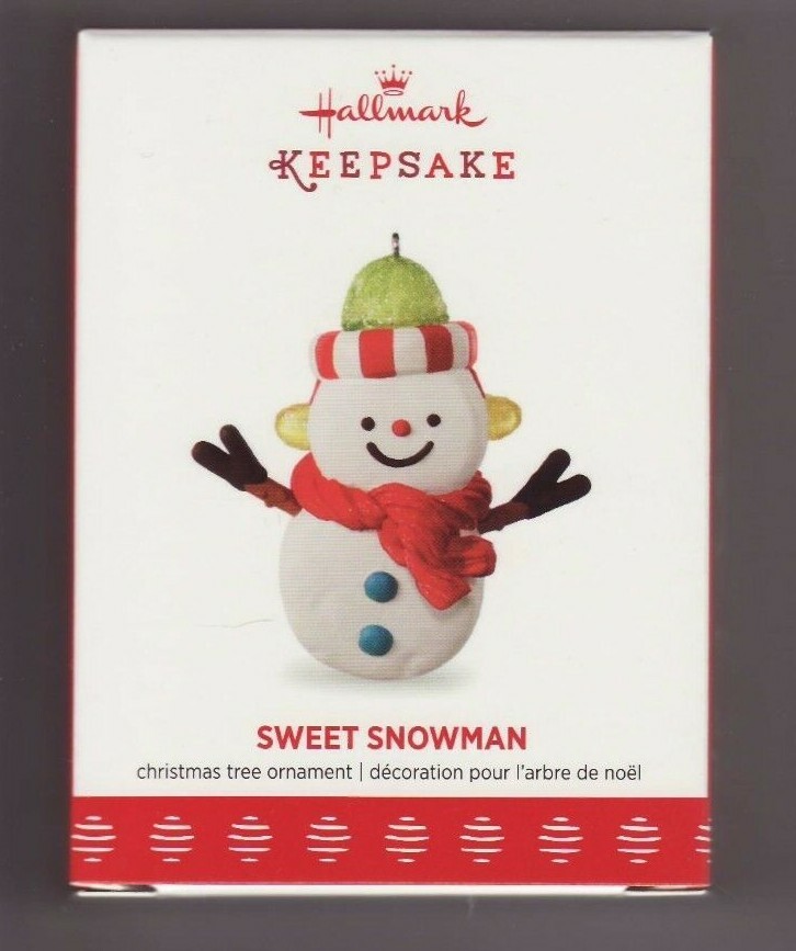 2017 SWEET SNOWMAN Hallmark "LIMITED EDITION" Keepsake Ornament | eBay