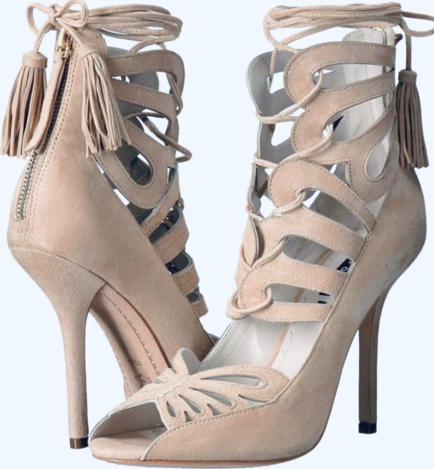 Alice + Olivia Natalie High Heel Lace-up Suede Shoes Women’s Size 6 EUR ...