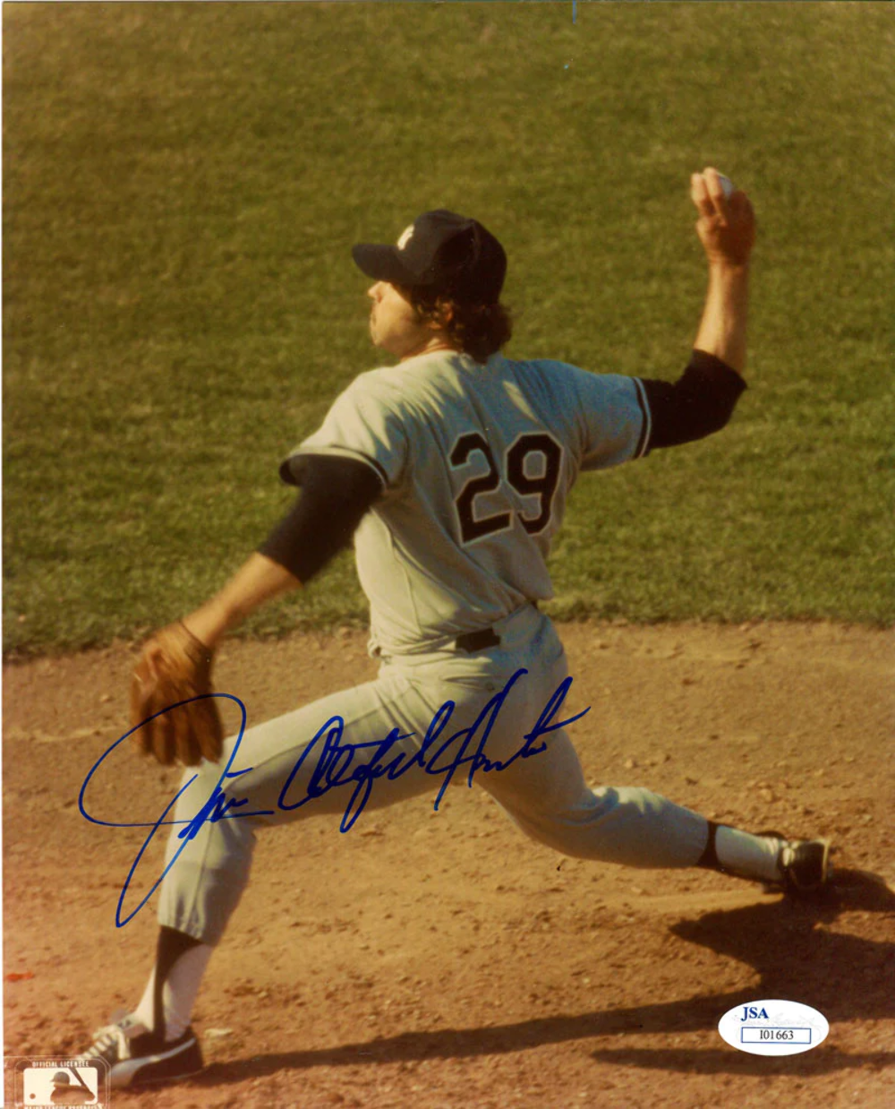 Jim "Catfish" Hunter Autographed 8x10 Photo | eBay