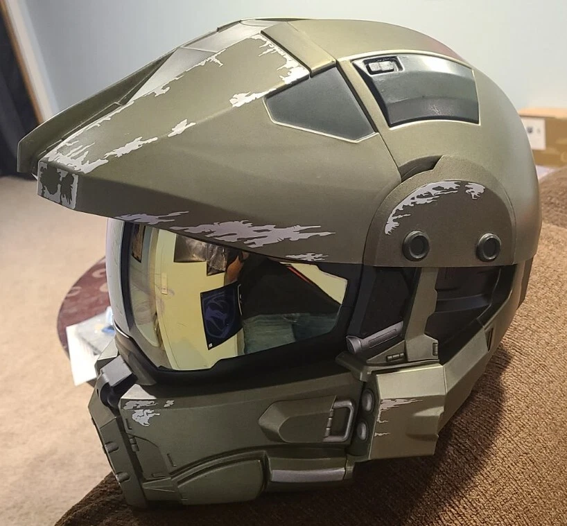Master Chief Motorcycle Helmet Dot