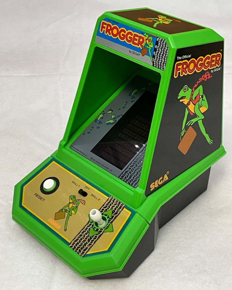 FROGGER COLECO MIDWAY VINTAGE HANDHELD TABLETOP ARCADE GAME, 1982, VERY ...