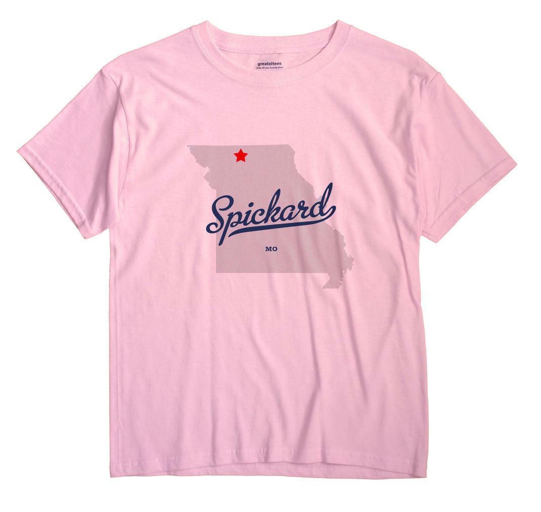 Spickard Missouri MO T-Shirt MAP | eBay