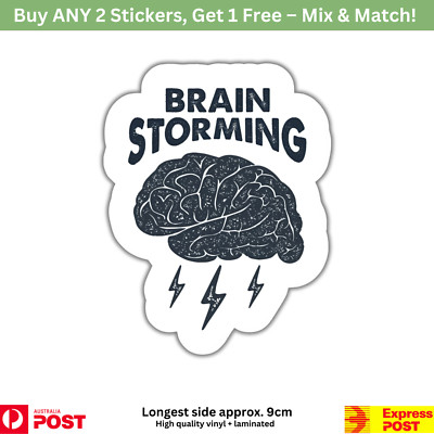 Vinyl sticker decal Brainstorming funny Waterproof scrapbook car | eBay