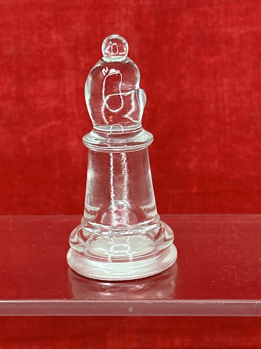 Glass Chess Pieces Bishop