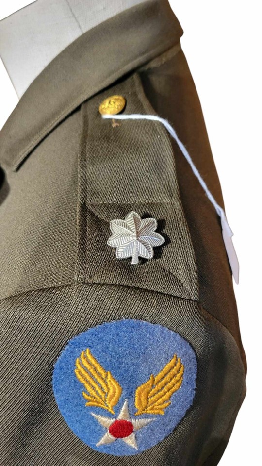 WWII US Army Officer Jacket w/ Lt. Col Rank, Felt Patch, Name | eBay