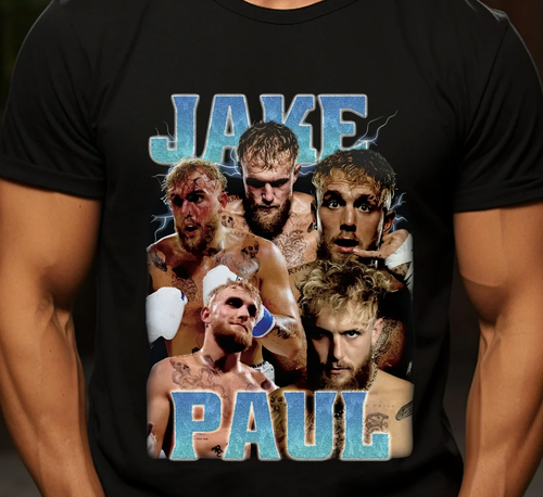 Jake Paul collage HOT NEW black T-shirt Unisex All sizes JJ4847 | eBay