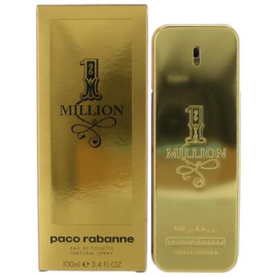 1 Million by Paco Rabanne, 3.4 oz EDT Spray for Men | eBay