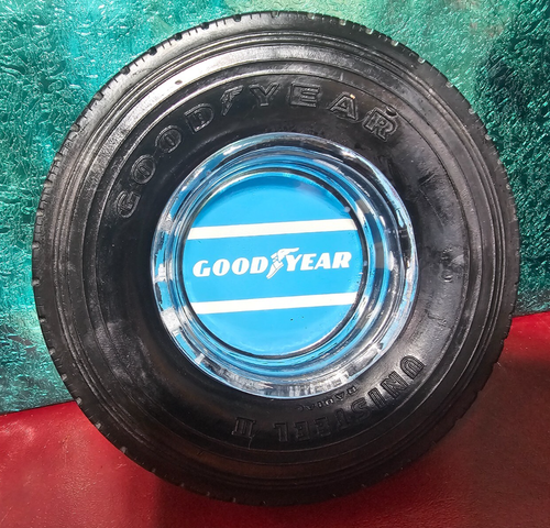 Vintage Goodyear UNISTEEL II Radial Tire Advertising Ash Tray | eBay