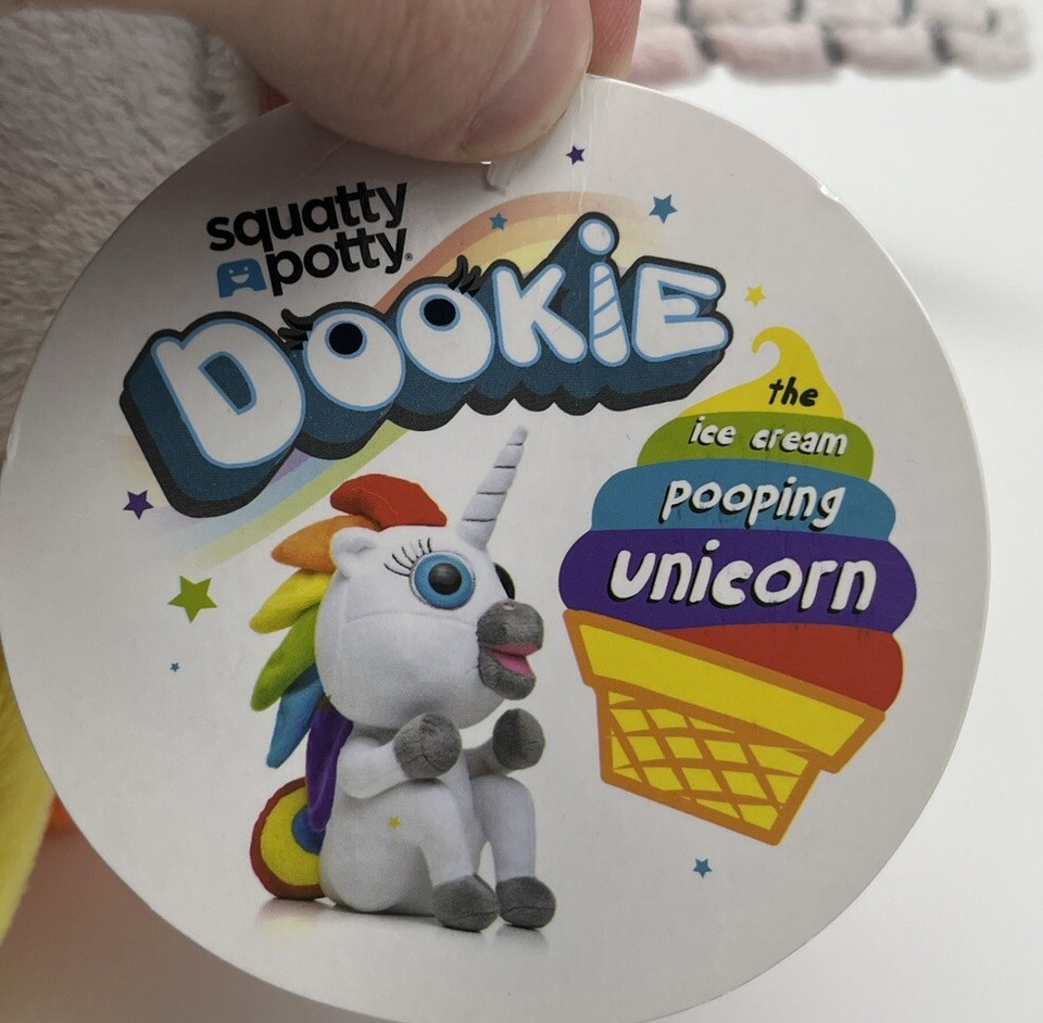 Fiesta Toys Dookie The Pooping Rainbow Unicorn Squatty Potty With Tag ...