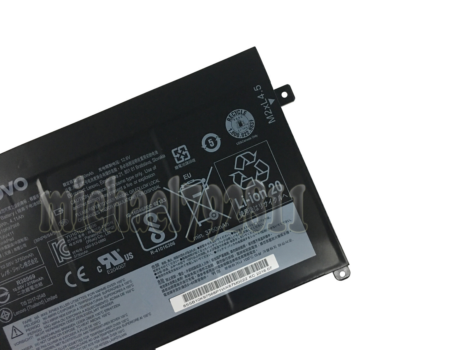 Genuine 01AV411 Battery for Lenovo Thinkpad E470 E470C E475 01AV412 ...