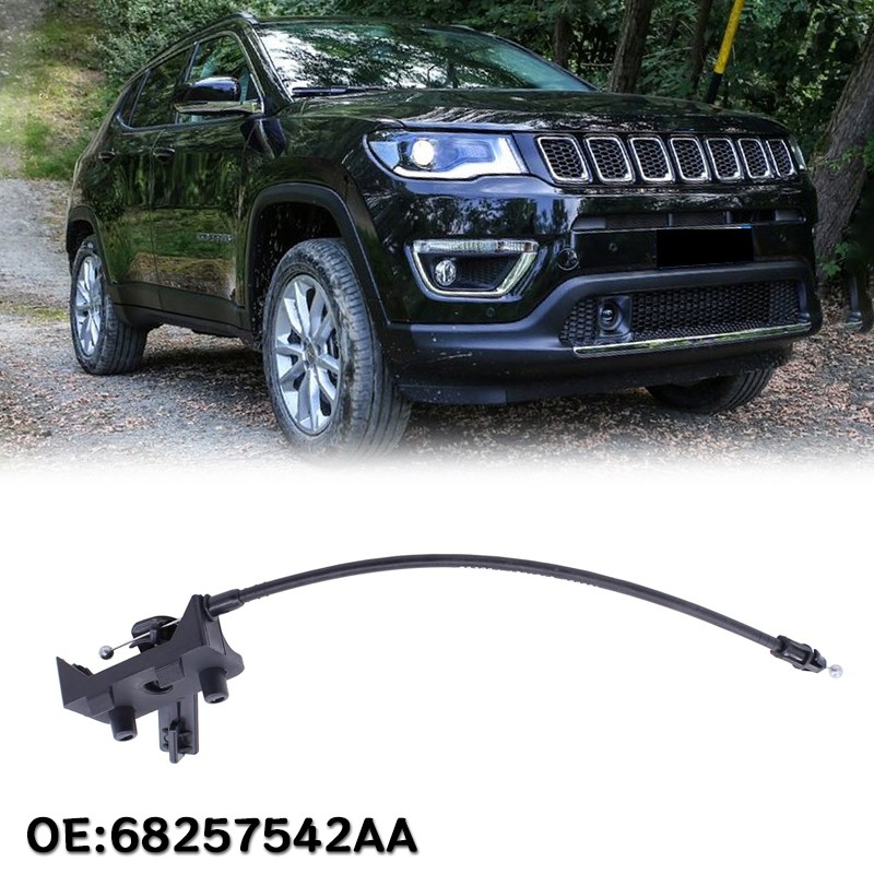 Hood Catch Secondary Release Cable 68257542AA Fit for 2017-2022 Jeep ...