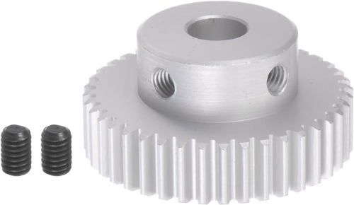 Step Spur Gear 6Mm Bore Gear 40T Mod 1 Aluminum Alloy Motor Gear for RC ...