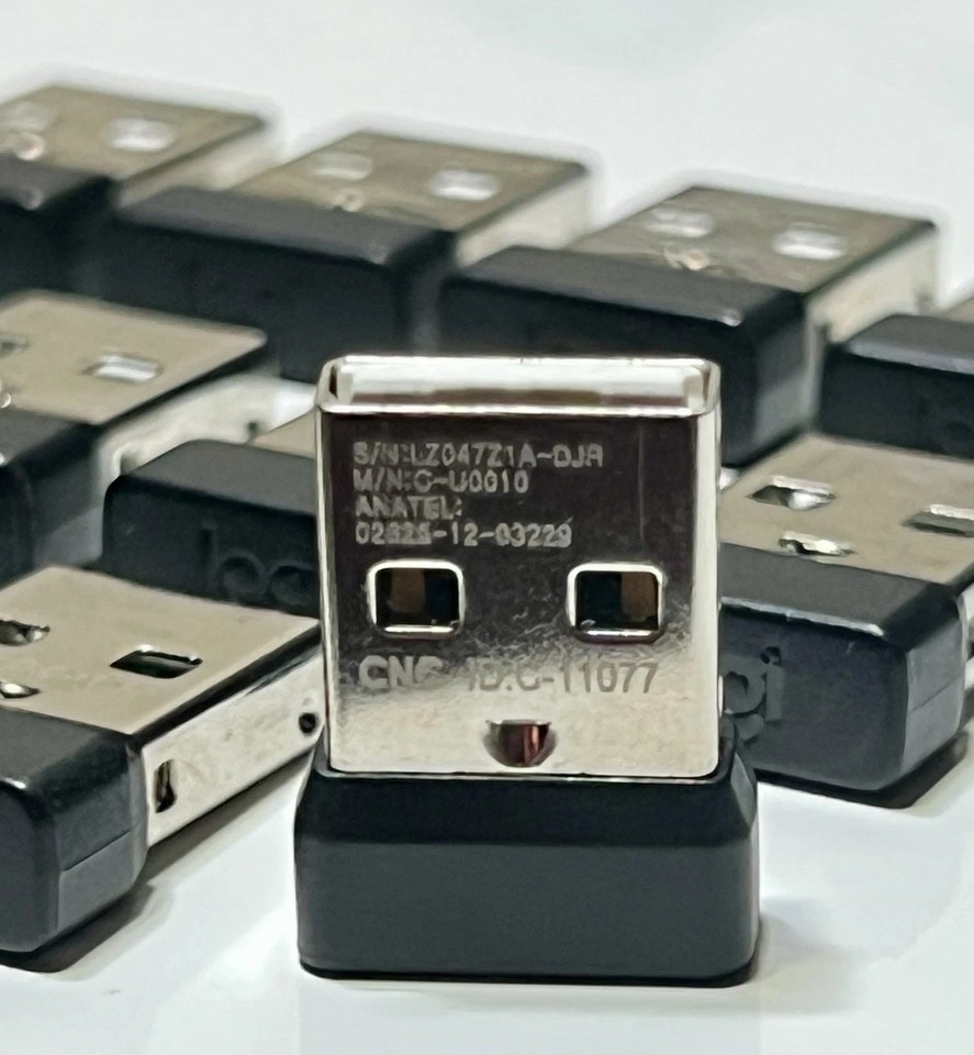 LOT OF 23 LOGITECH M/N: C-U0010 NON-UNIFYING USB RECEIVER DONGLE CNC ID ...