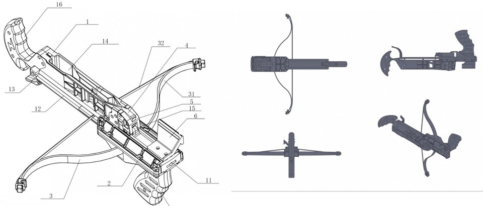 Automatic Self Loading Magazine Repeating Bow Fits Left or Right Hand ...