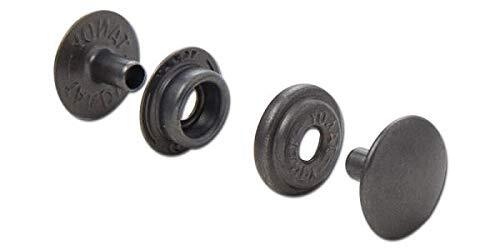 Line 24 Gun Metal Matte Plated Steel Snaps 126307 10 Pack | eBay