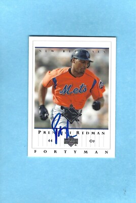 2003 Upper Deck Prentice Redman RC Rookie Auto On Card Signed ...