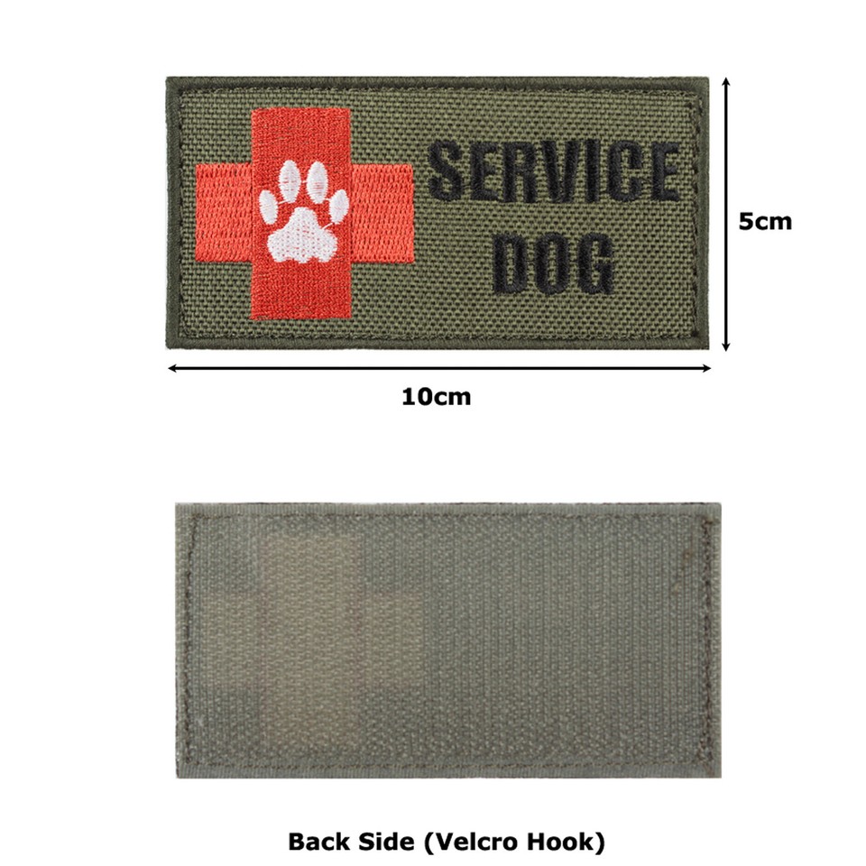 Red Cross EMS Medical Pet Service Dog Patch (3 Colors Option) | eBay