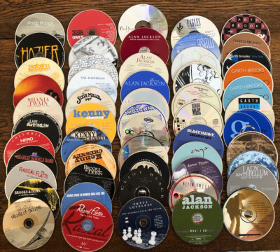 Loose 55 CD lot - Garth Brooks, Rascal Flatts, Allan Jackson, Kenny ...