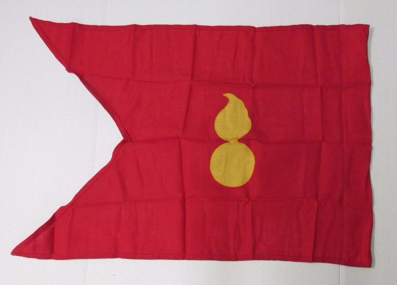 US Military Ordnance Corps Guidon Flag Flaming Bomb Nylon & Wool Type ...