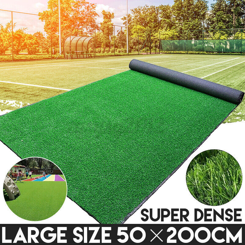 Artificial Grass Garden Turf Offcut Roll End Realistic Lawn Fake Mat ...