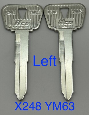 2 Key Blanks Yamaha XT250 XT600E XT 600E 250 XTZ600 XVC1300 XVS650 XVS ...