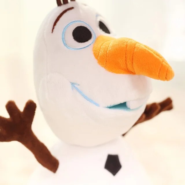 Frozen Olaf Snowman Plush Toy Soft Cartoon Huggable Movie Inspired ...