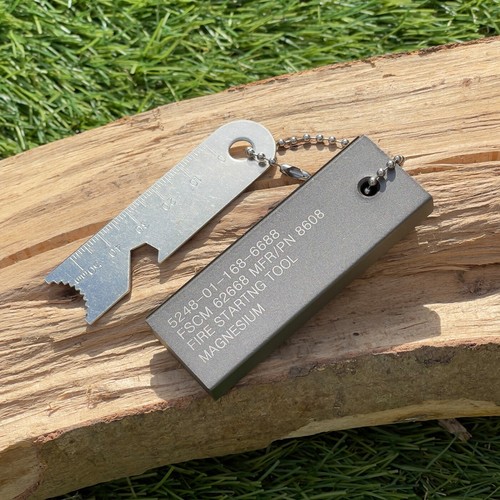 Large Magnesium Fire Starter Flint Fire Steel Striker Lighter Bushcraft ...