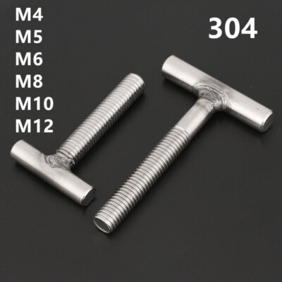 304 Stainless Steel T-Shaped Screws Welding Screws M4 M5 M6 M8 M10 M12 ...