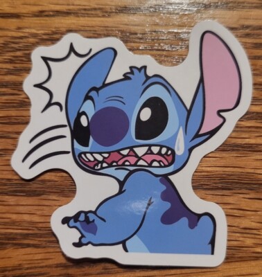 Lilo & Stitch - Stitch Suprised Sticker - Vinyl Sticker - Disney | eBay