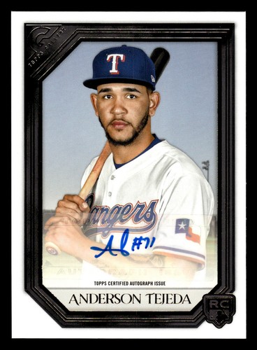 2021 Topps Gallery Anderson Tejeda RC Rookie Auto #RA-AT | eBay