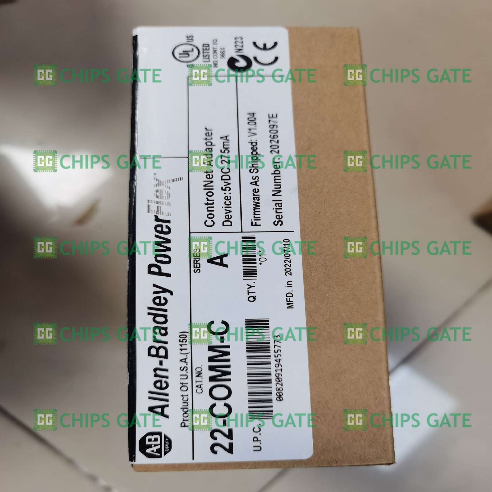 NEW ALLEN-BRADLEY 22-COMM-C CONTROLNET ADAPTER FOR 70 DRIV US STOCK ...