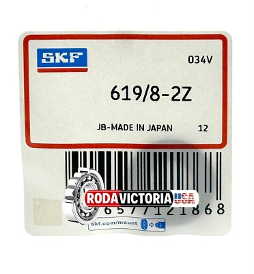 SKF JAPAN 619/8 ZZ DEEP GROOVE BALL BEARING, METAL SHIELDED 8x19x6mm | eBay