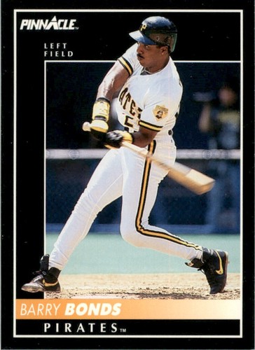 1992 Pinnacle Barry Bonds Pittsburgh Pirates #500 Baseball Card | eBay