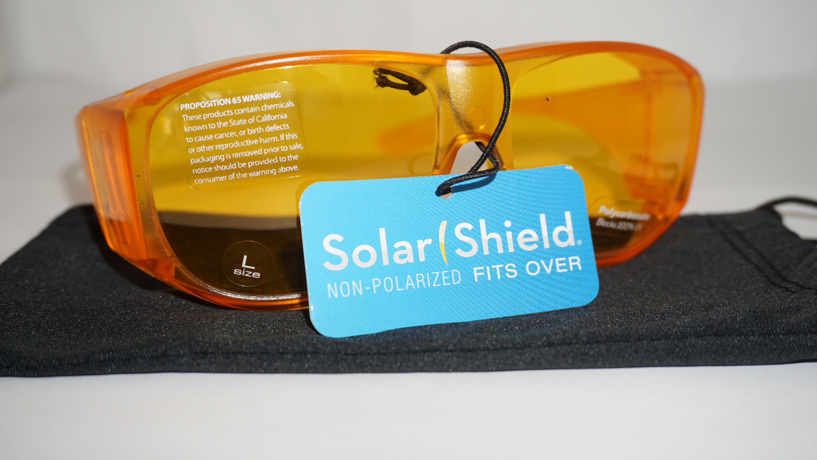 Solar Shield Fits Over Sunglasses Shield Yellow Yellow Lens 29009A | eBay