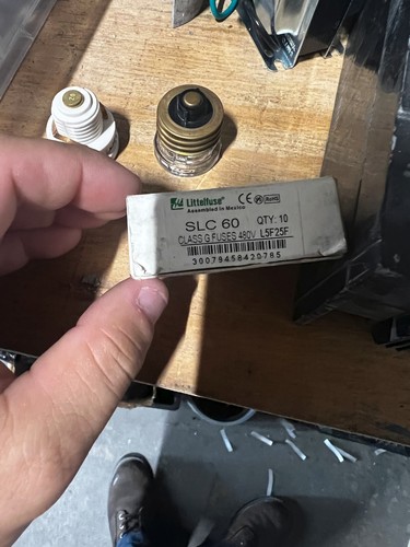 Littelfuse SLC 60 A Class G 480V Fuse | eBay
