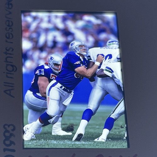 MARV COOK NE PATRIOTS Vintage 1993 35mm Football Slide NFL RARE PHOTO 2 ...