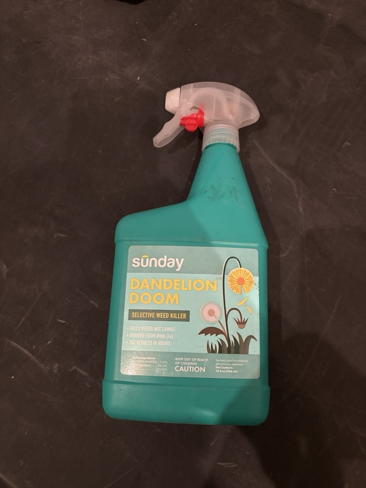 Sunday Dandelion Doom Broadleaf Herbicide Spot Treatment 32 fl oz Weed ...