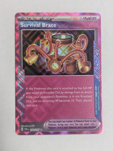 Survival Brace 164/167 Sv06: Twilight Masquerade Holo Pokemon TCG NM | eBay