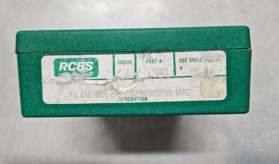 8 mm Remington Magnum 2 Die Set - 8mm Rem Mag Reloading Dies - RCBS | eBay