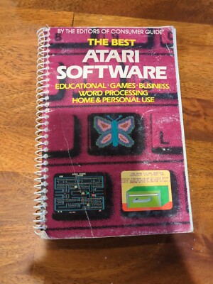 The Best Atari Software Book Educational Games + 1984 | eBay