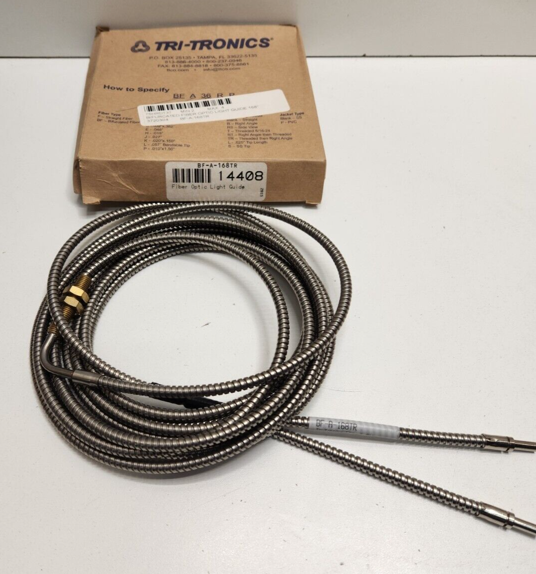 NEW OLD STOCK! TRI-TRONICS 168" FIBER OPTIC LIGHT GUIDE BF-A-168TR ...