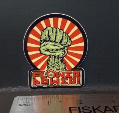 Seedless Clothing Company Sticker Decal 420 Flower Power | eBay