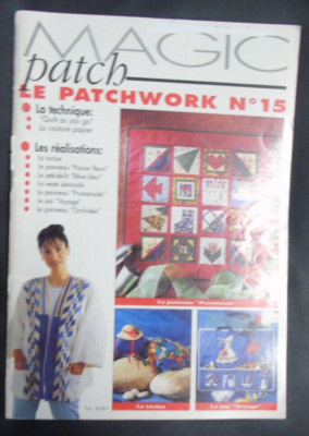 Magic Patch N° 15 Patchwork Couture technique Quilt as you go Couture papier | eBay