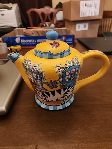 Vintage Candace Reiter Whimsical CATZILLA Teapot 2004 EUC | eBay