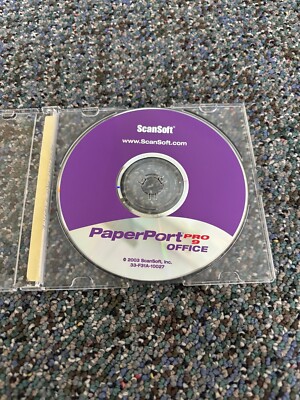 ScanSoft Paperport Pro 9 Office with serial | eBay