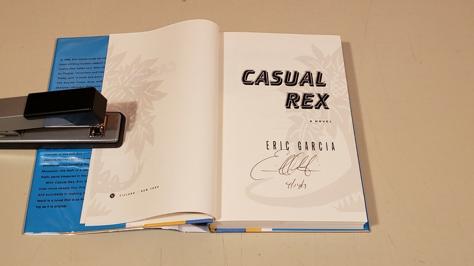 CASUAL REX by ERIC GARCIA *Signed* 9780679463078| eBay