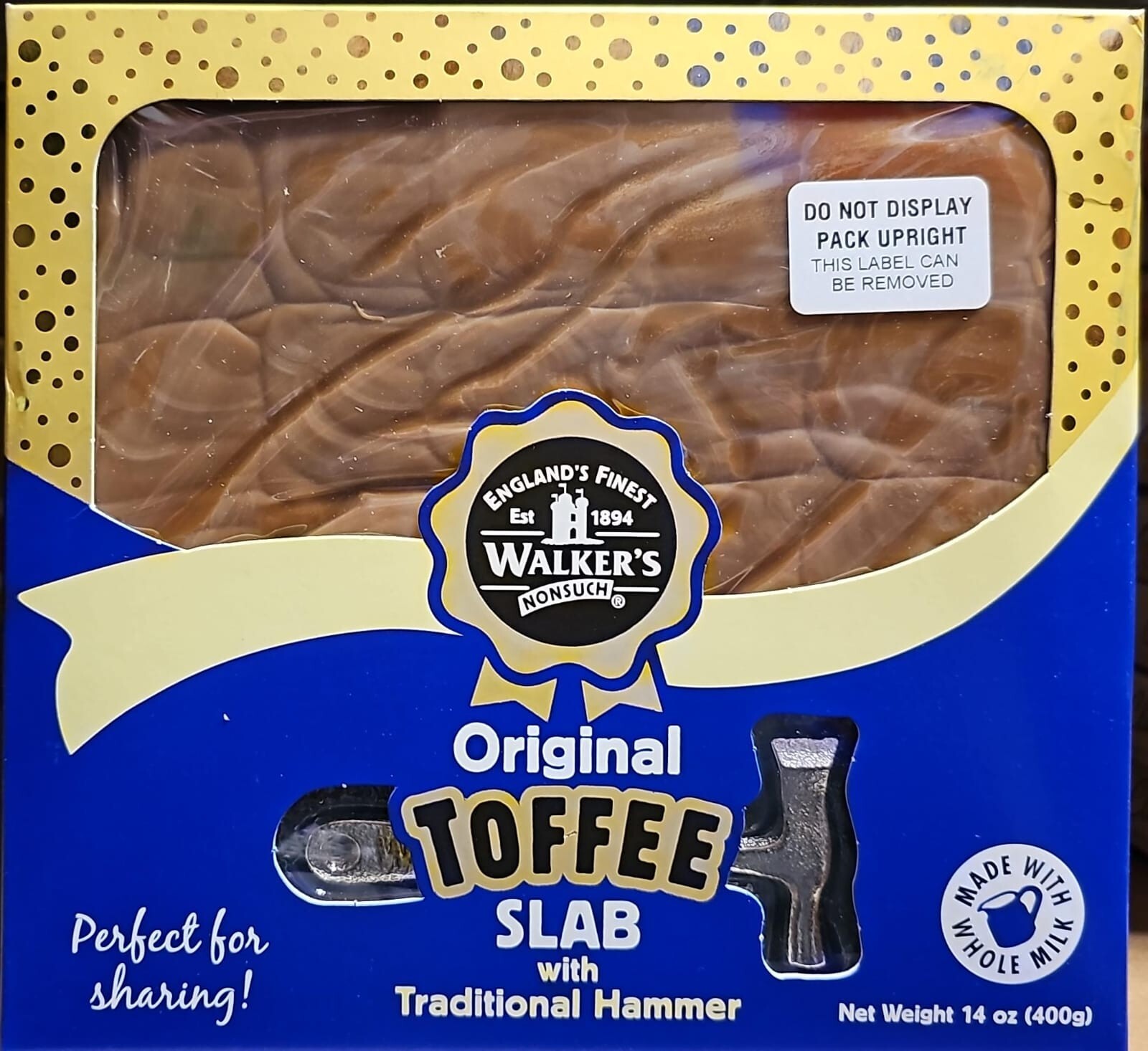 Walkers Nonsuch Original Creamy Toffee Slab Traditional 400g | eBay UK
