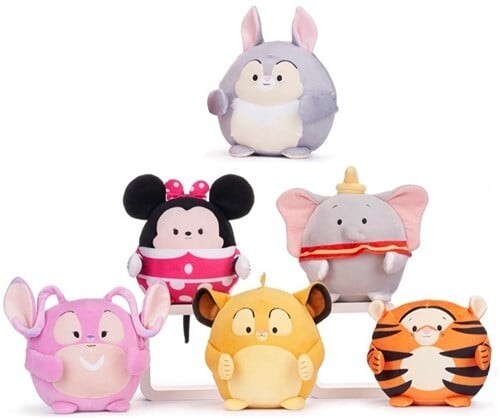 5038104713347 Lot 6x peluches Disney Squashy Podgies S2 19cm assortis ...